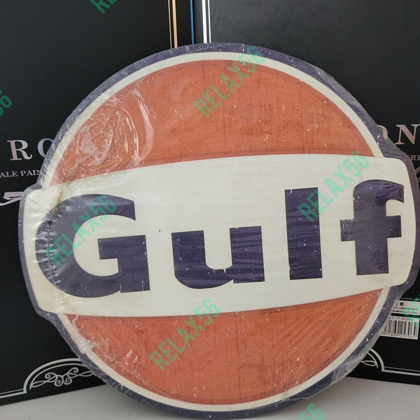 Gulf Oil Metal Sign - Etsy