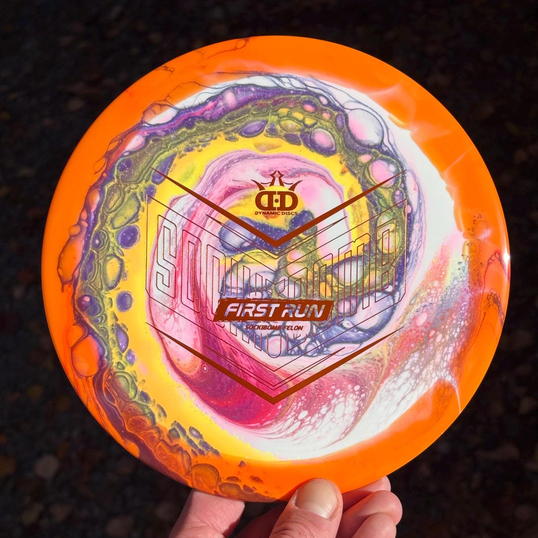 Dynamic Discs Felon Disc Golf Driver Sokibomb Supreme Orbit & Lucid Ice ...