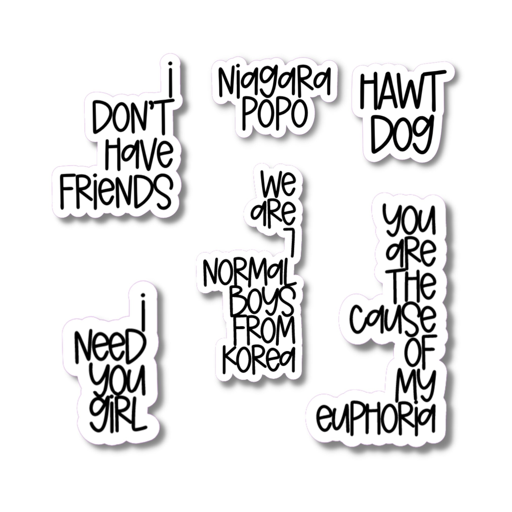 BTS Quote Stickers Gifts for Army Planner Kpop Stickers - Etsy