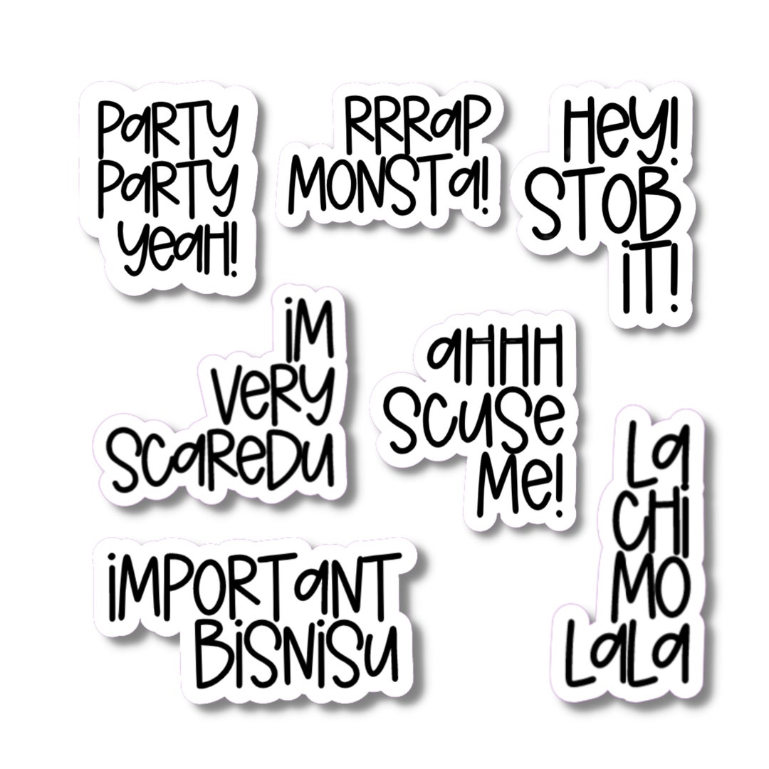 BTS Quote Stickers: Kpop Army Laptop Decals - Etsy
