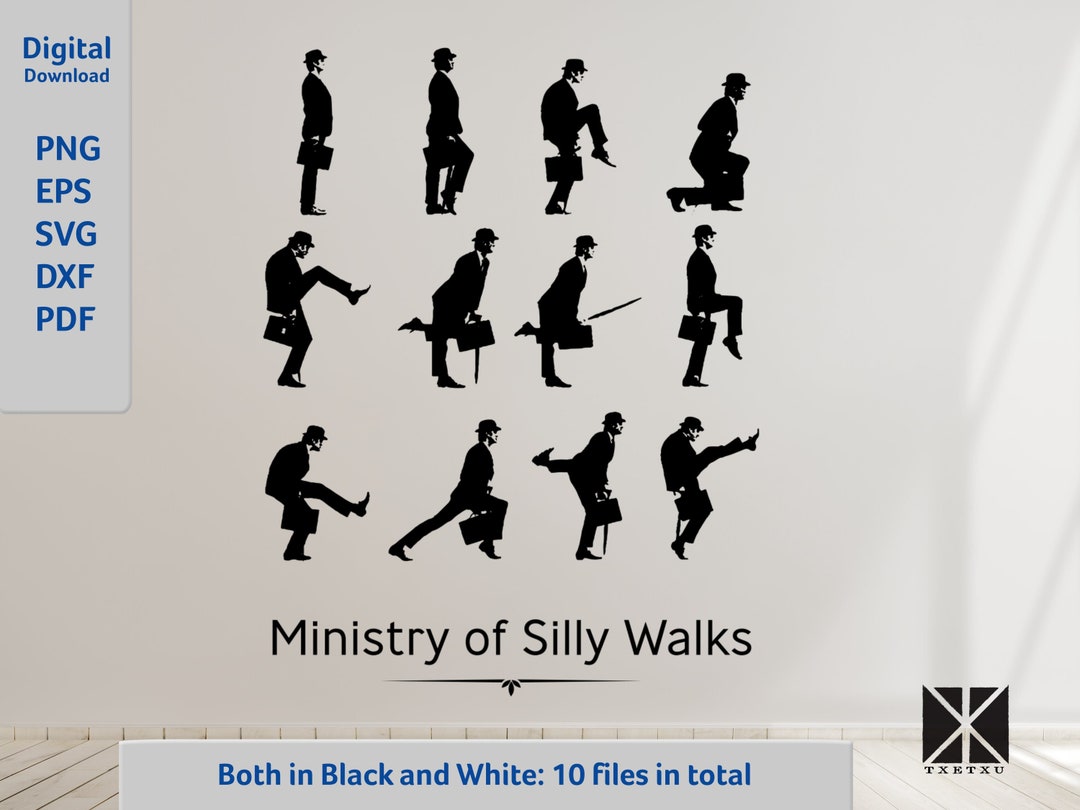 Monty Python Ministry of Silly Walks Digital Download - Etsy