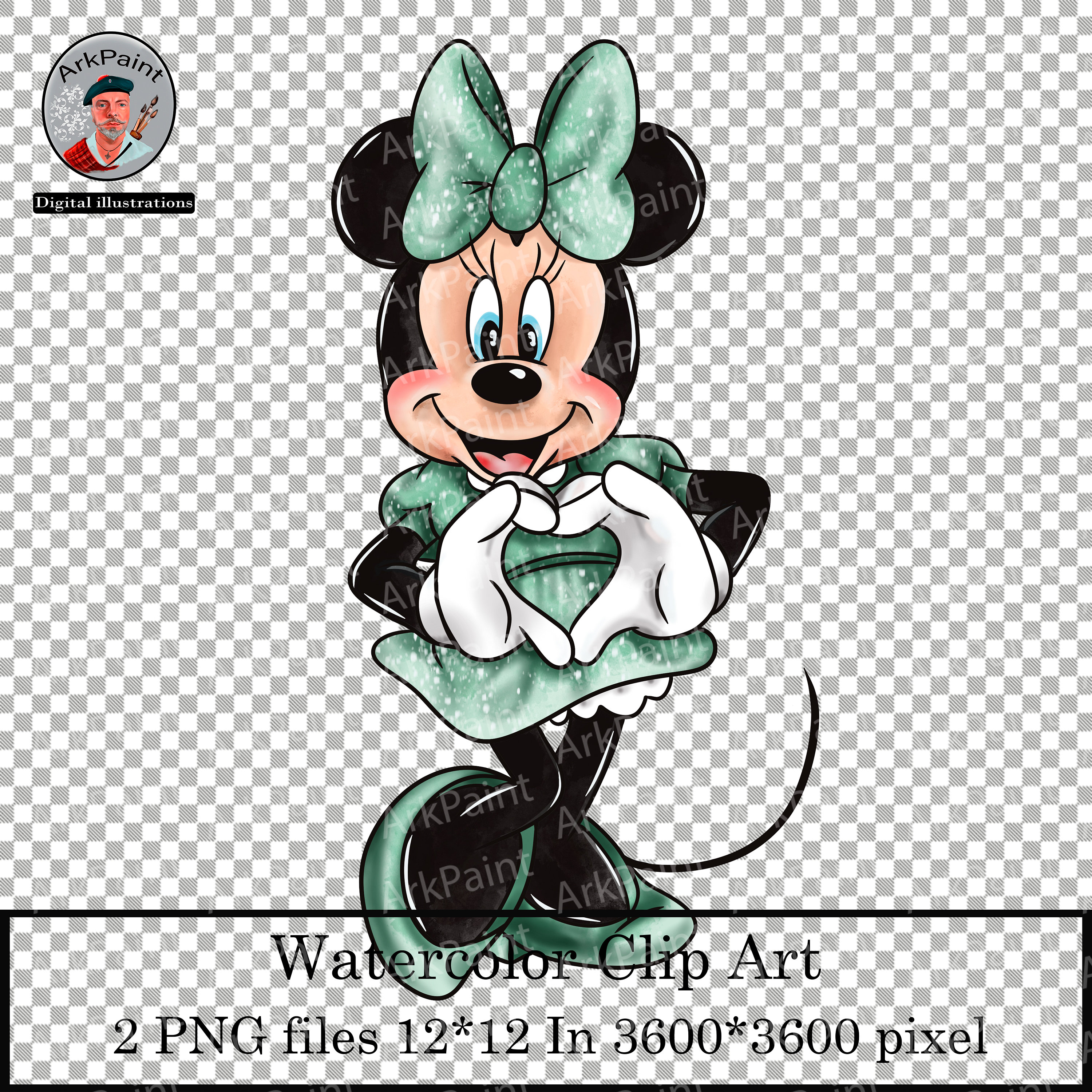 Vintage Minnie Mouse Clip Art
