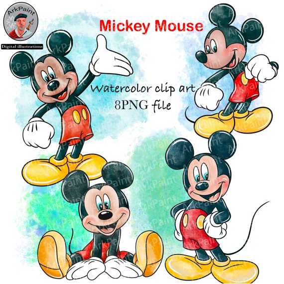 Mickey Mouse Clipart Characters