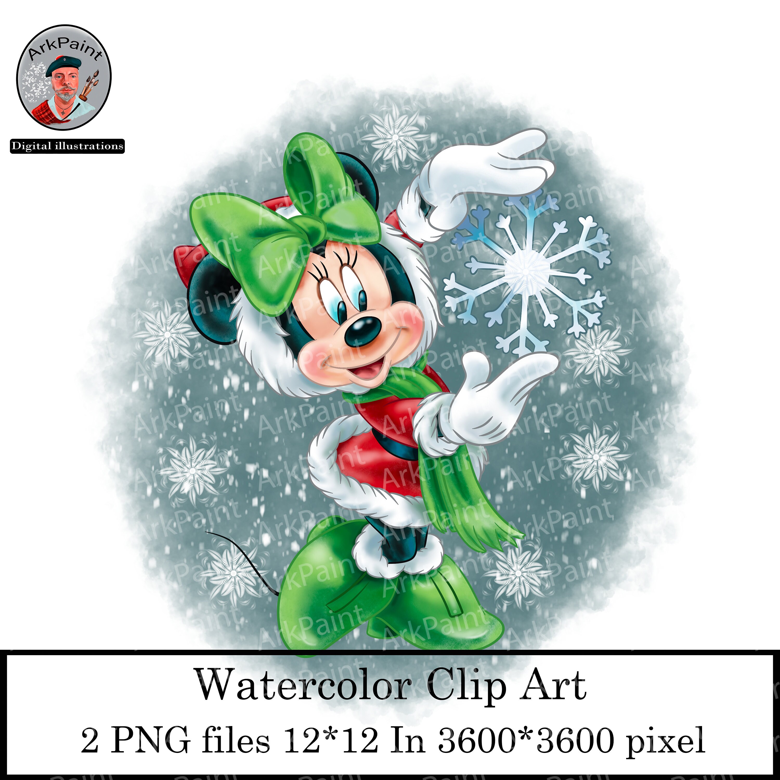 Minnie Mouse Christmas Png