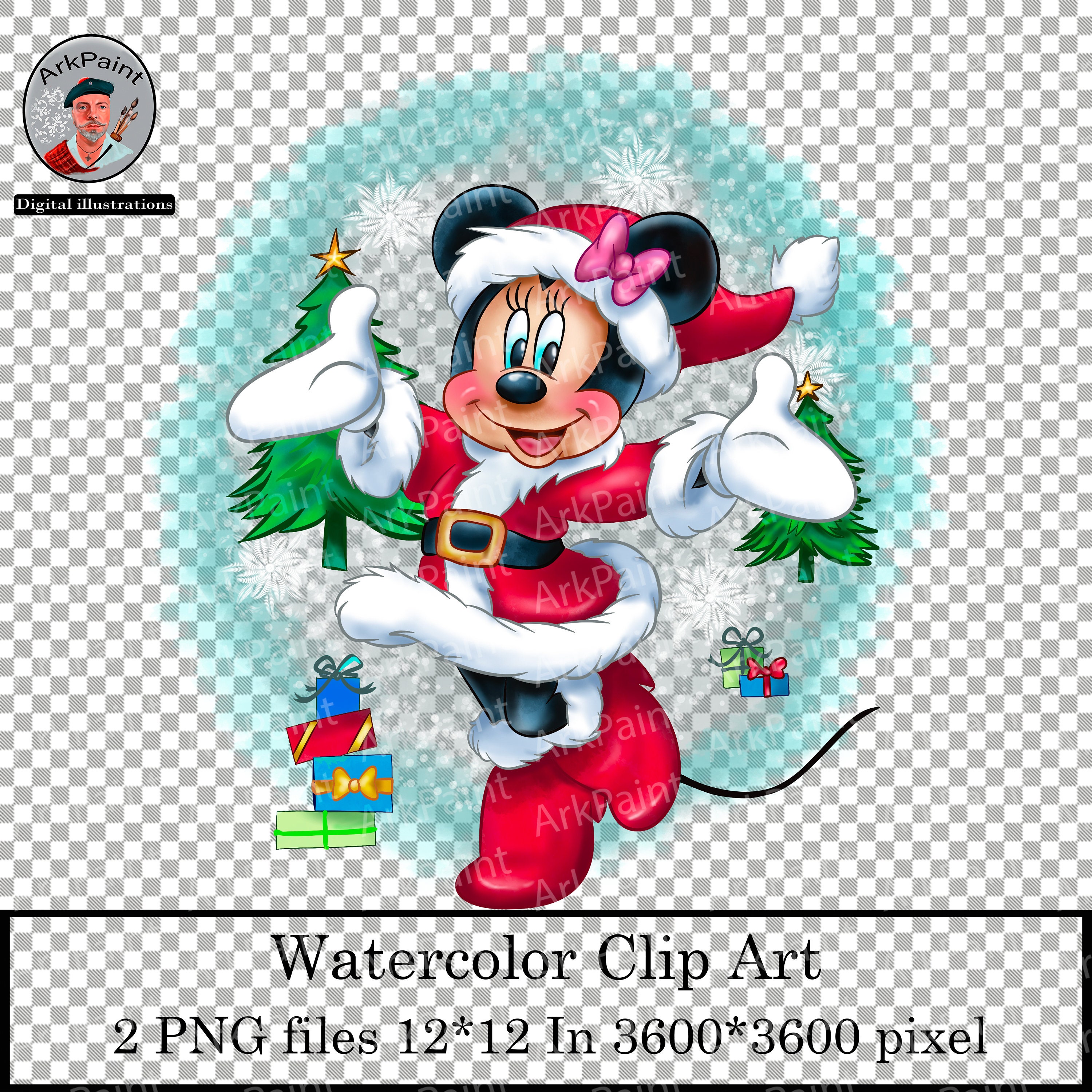Minnie Mouse Christmas Png