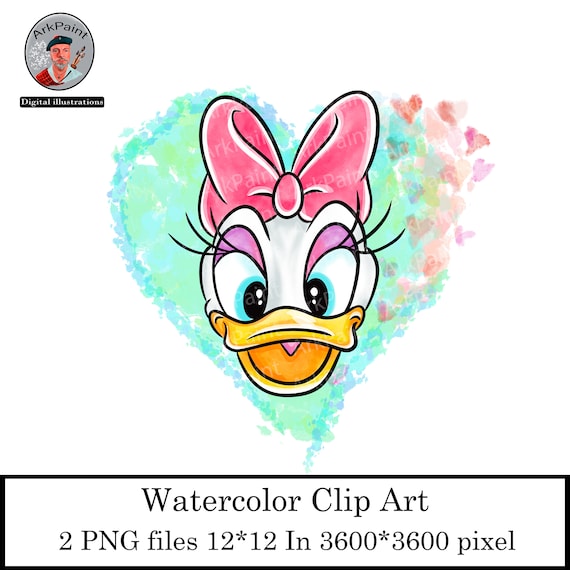 Daisy Duck Pngdigital Productcolor - Etsy
