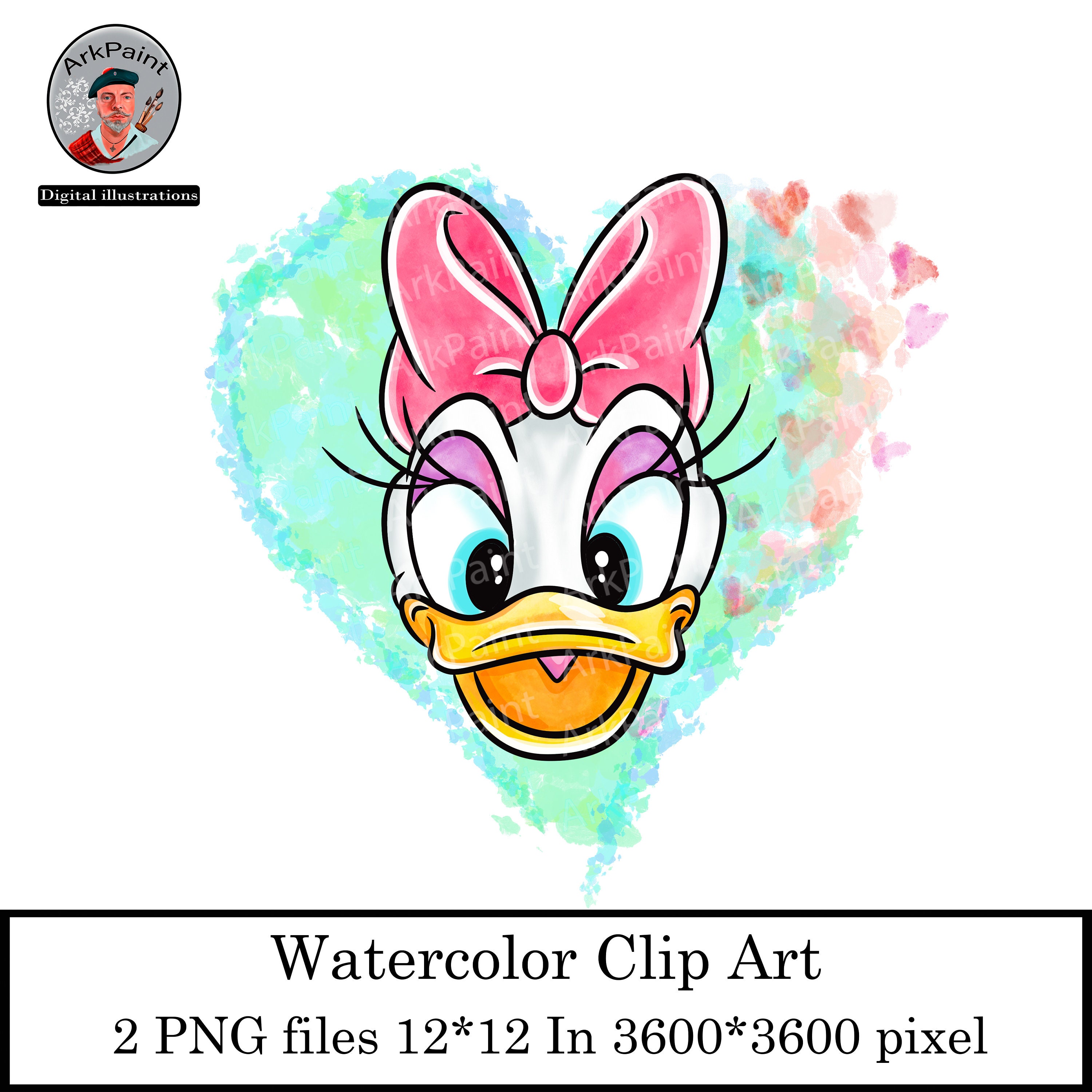 Daisy Duck Pngdigital Productcolor - Etsy