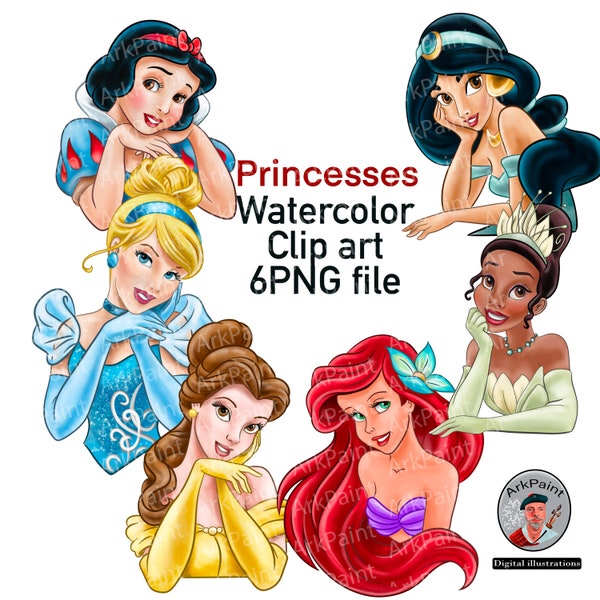 Belle Watercolor Png - Etsy