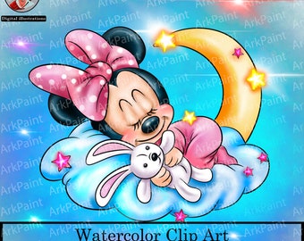 Minnie Mouse Baby PNG Minnie Mouse Baby Clipart - Etsy