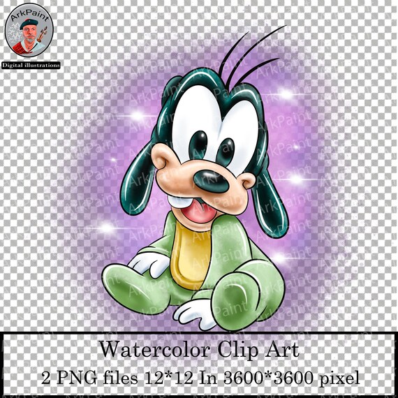 Baby Goofy And Pluto