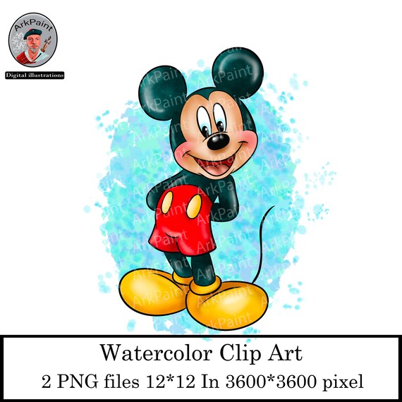 Mickey Mouse Pngdigital Productcolor - Etsy