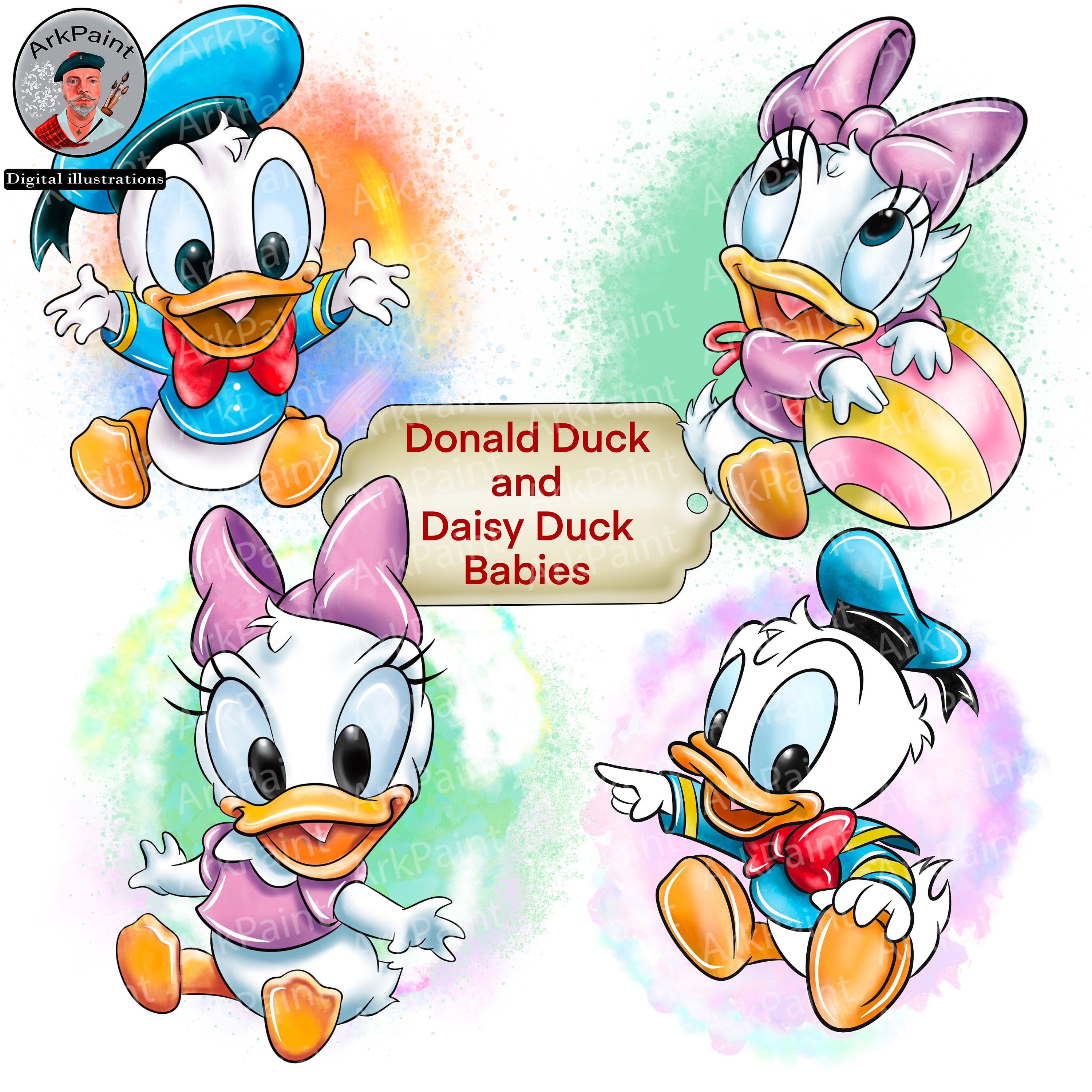 Baby Donald Duck And Daisy