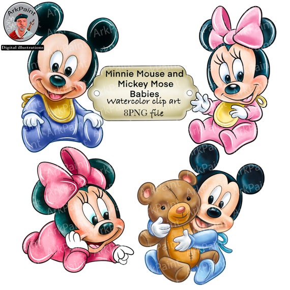 Baby Minnie And Mickey Mouse Babies