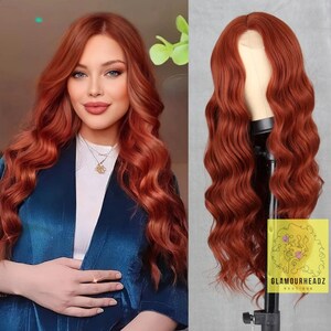 Wigs,black With Red Wig,highlight Wig,side Part Lace Wig,black ...