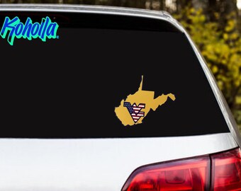 West Virginia Sticker West Virginia Decal Multiple Sizes - Etsy