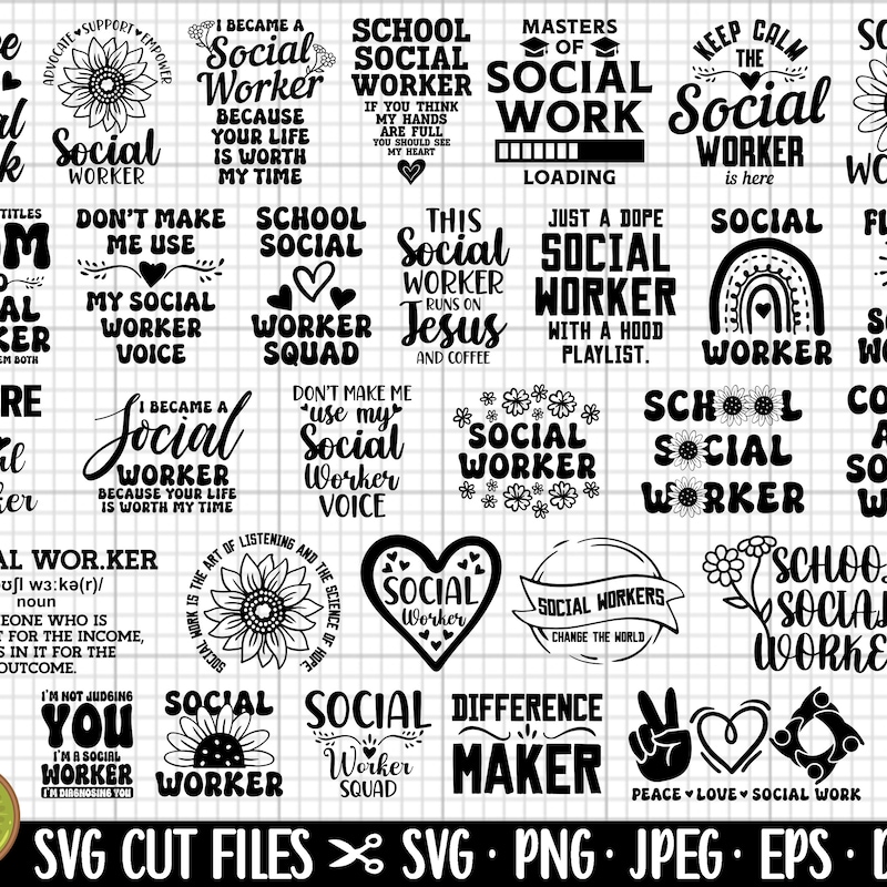 Social Worker Svg - Etsy