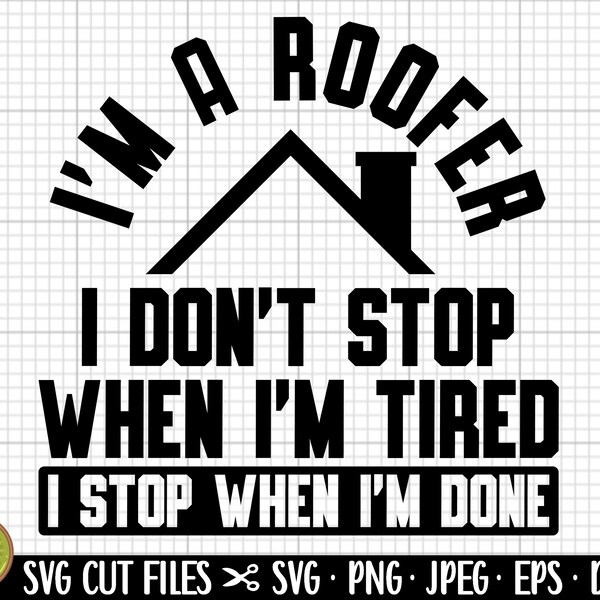 Roofing Svg - Etsy