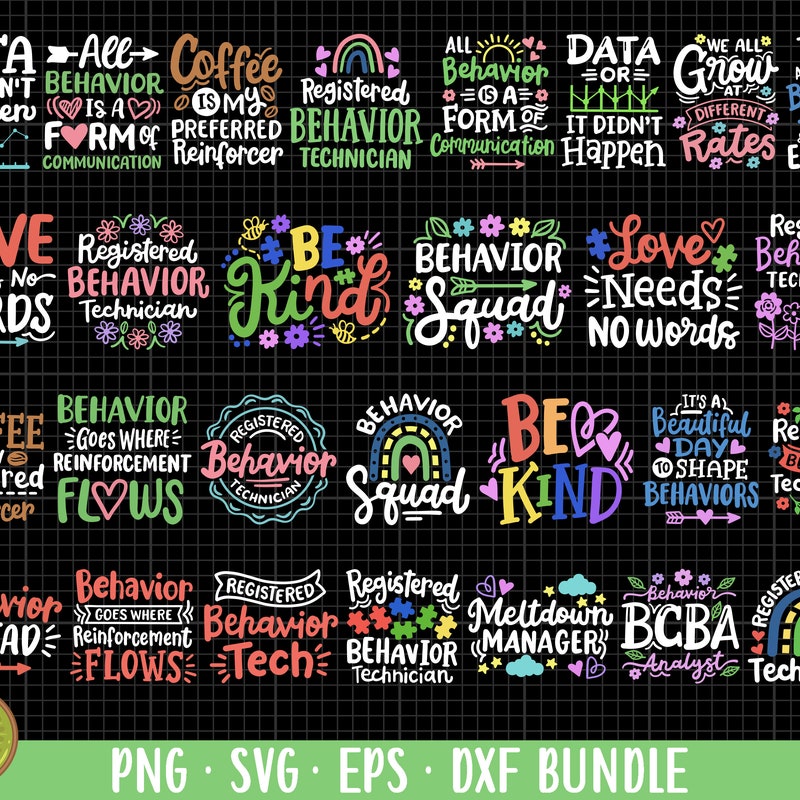 Svg for Behavior Tech - Etsy