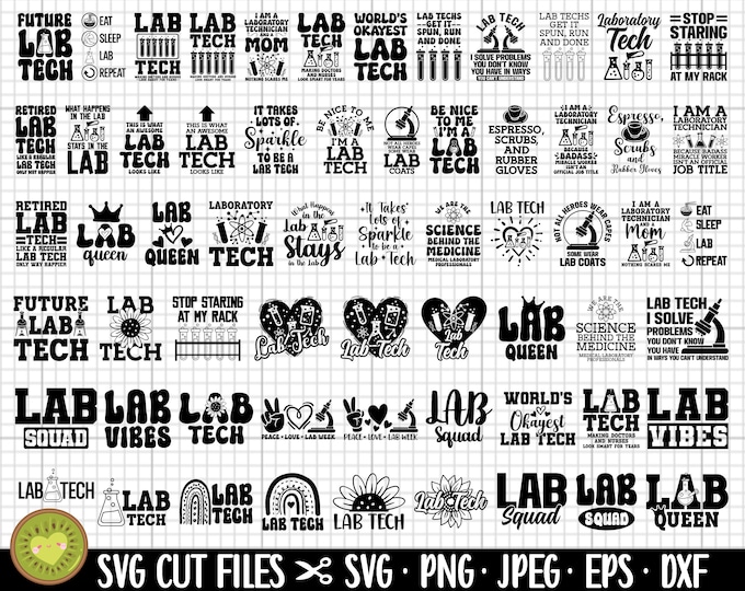 Lab Tech Decal - Etsy
