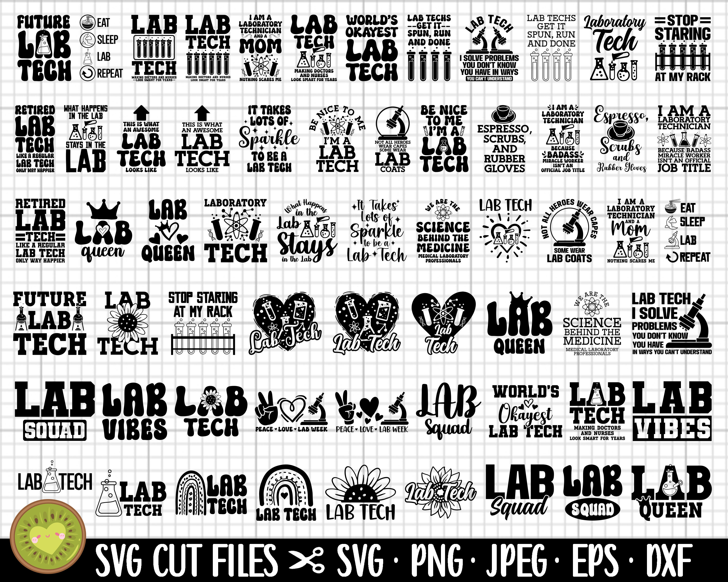 Lab Tech Svg Bundle Cricut Lab Tech Png Bundle Laboratory Tech - Etsy UK