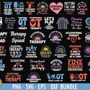 Occupational Therapist Png Occupational Therapist Svg Ot Png Bundle ...