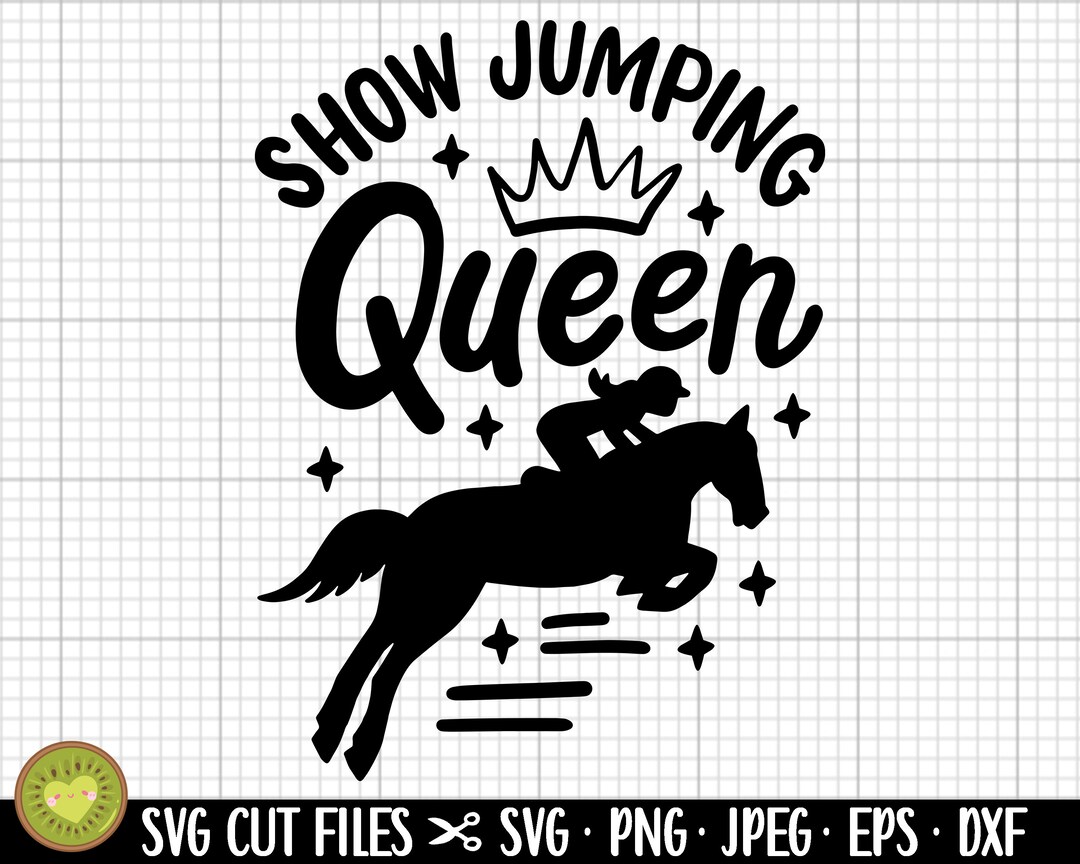 Show Jumping Svg File for Cricut Shirt Free Commercial Use Show Jumping ...