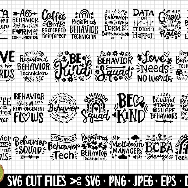 Behavior Tech Svg - Etsy
