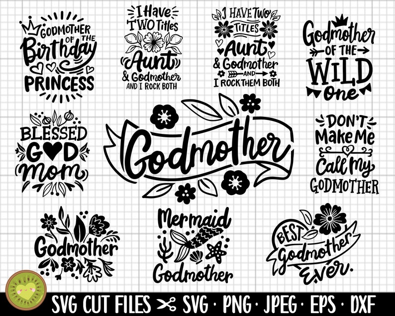 Marraine svg, marraine png, marraine svg bundle, marraine png bundle ...