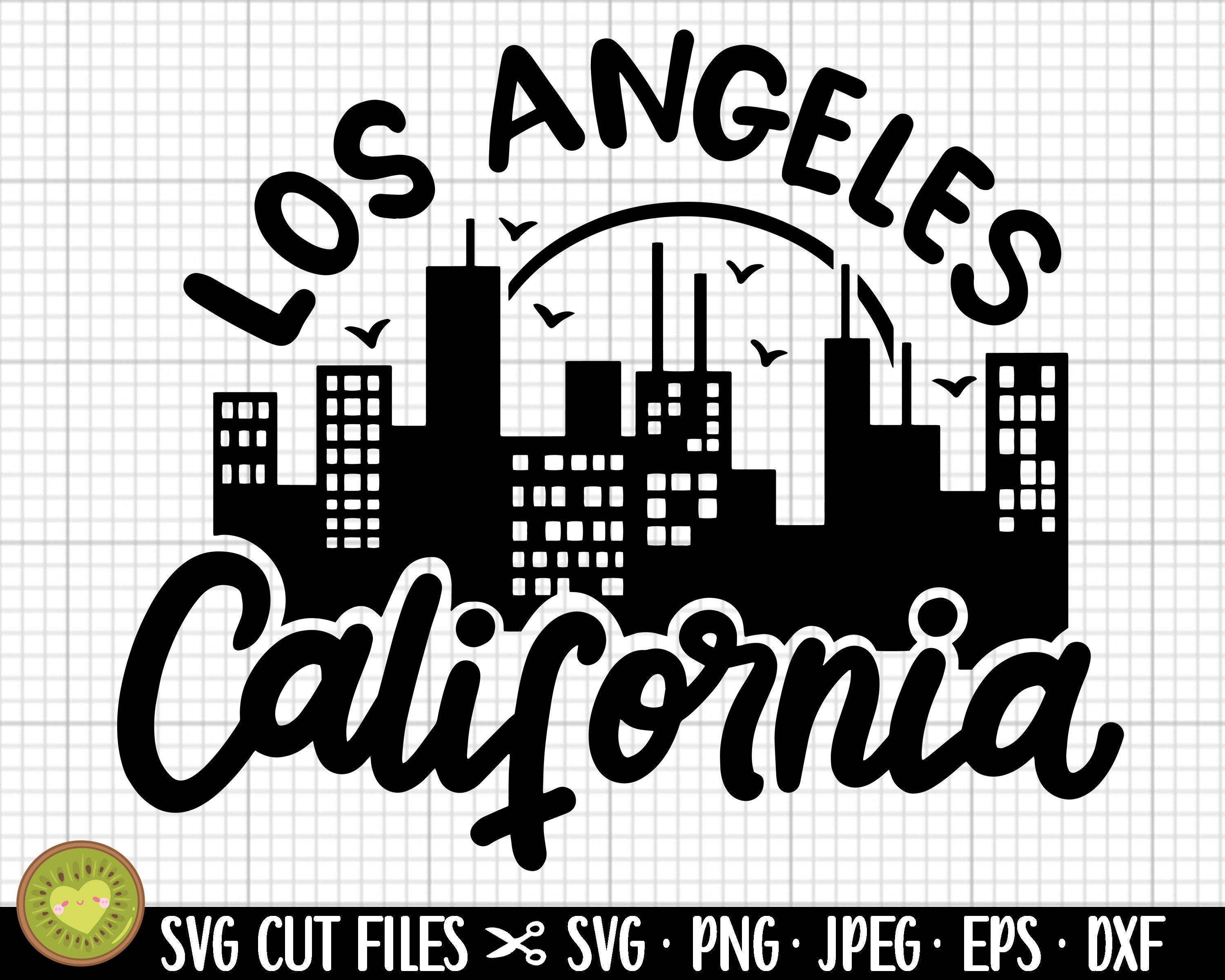 Los Angeles Svg Los Angeles Png Los Angeles Svg Cricut - Etsy