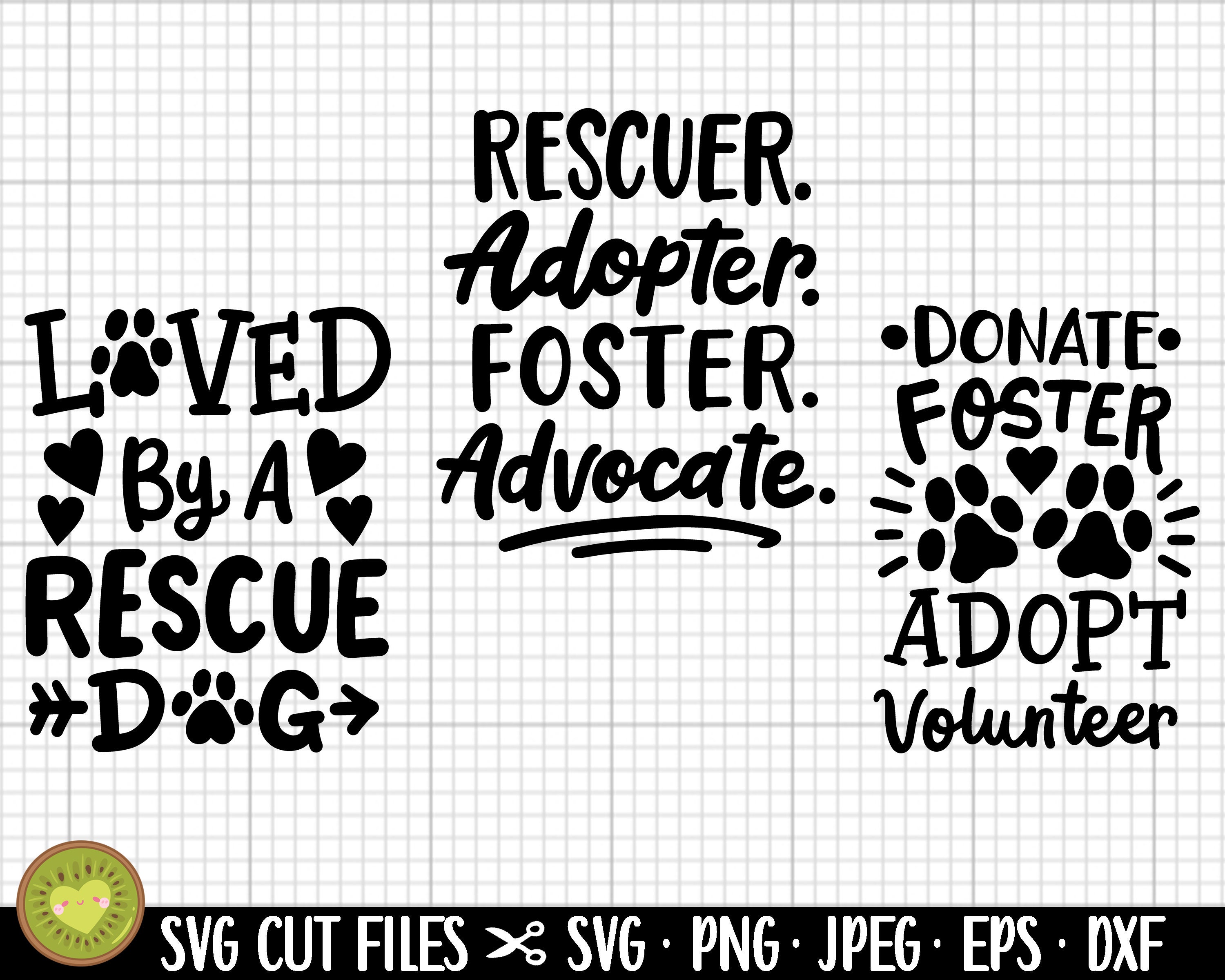 Dog Rescue Svg Bundle, Dog Rescue Png Bundle - Etsy