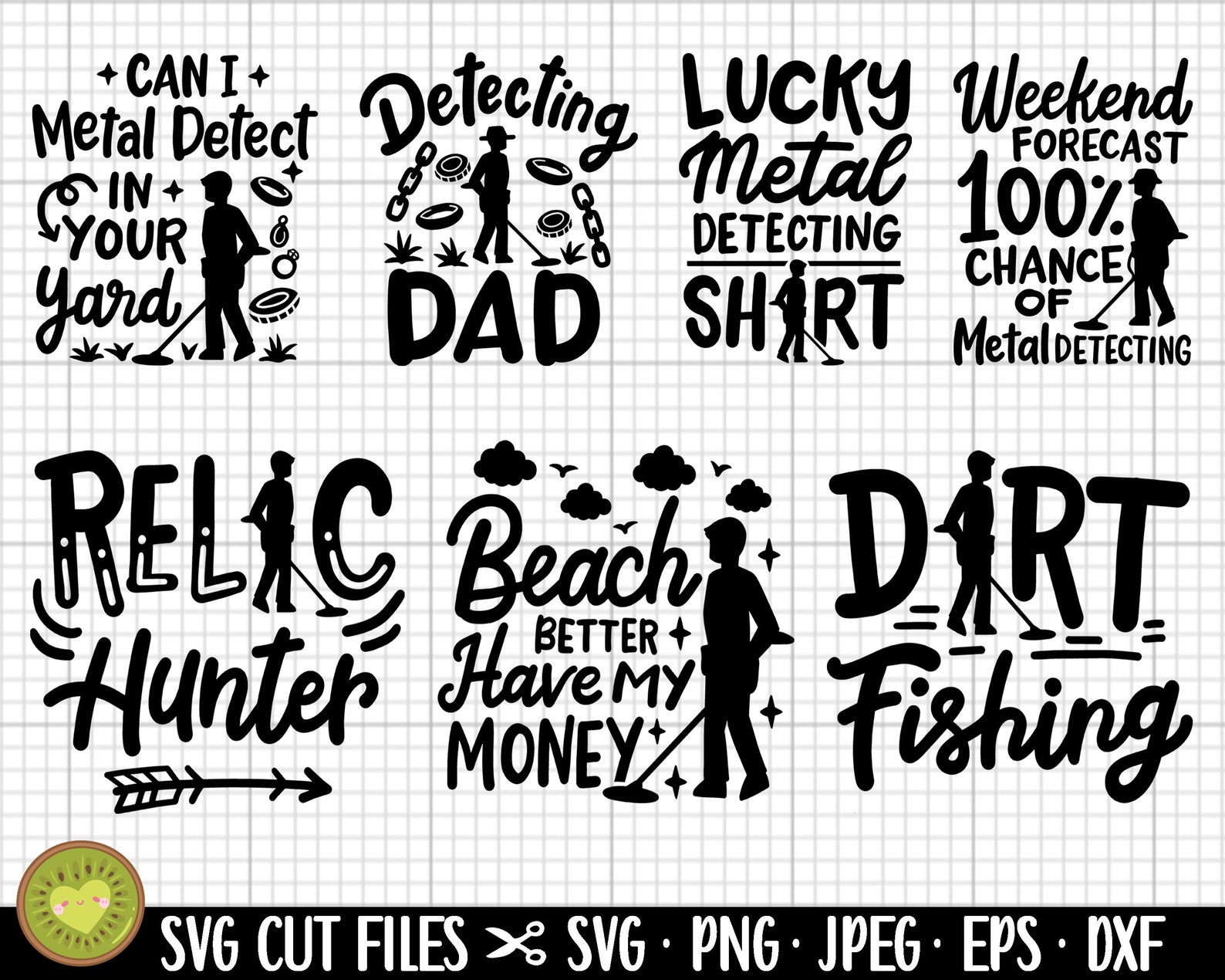Metal Detector Svg for Cricut Metal Detecting Svg Files Cricut - Etsy