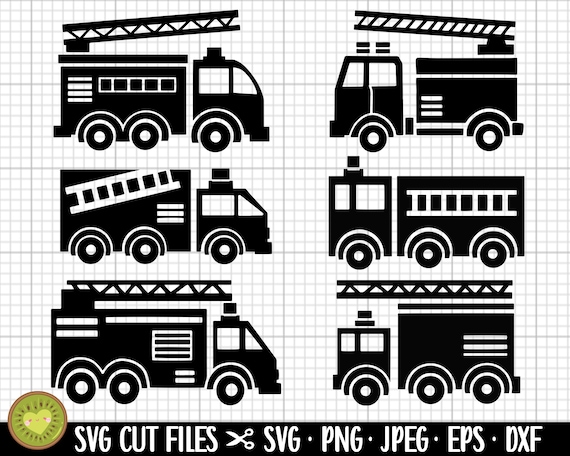 Fire Truck Svg Fire Truck Svg Cut File Cricut Fire Truck Svg - Etsy