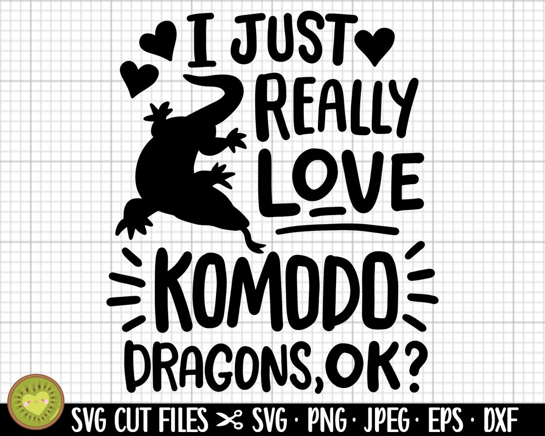 Komodo Dragon Svg Png - Etsy Australia