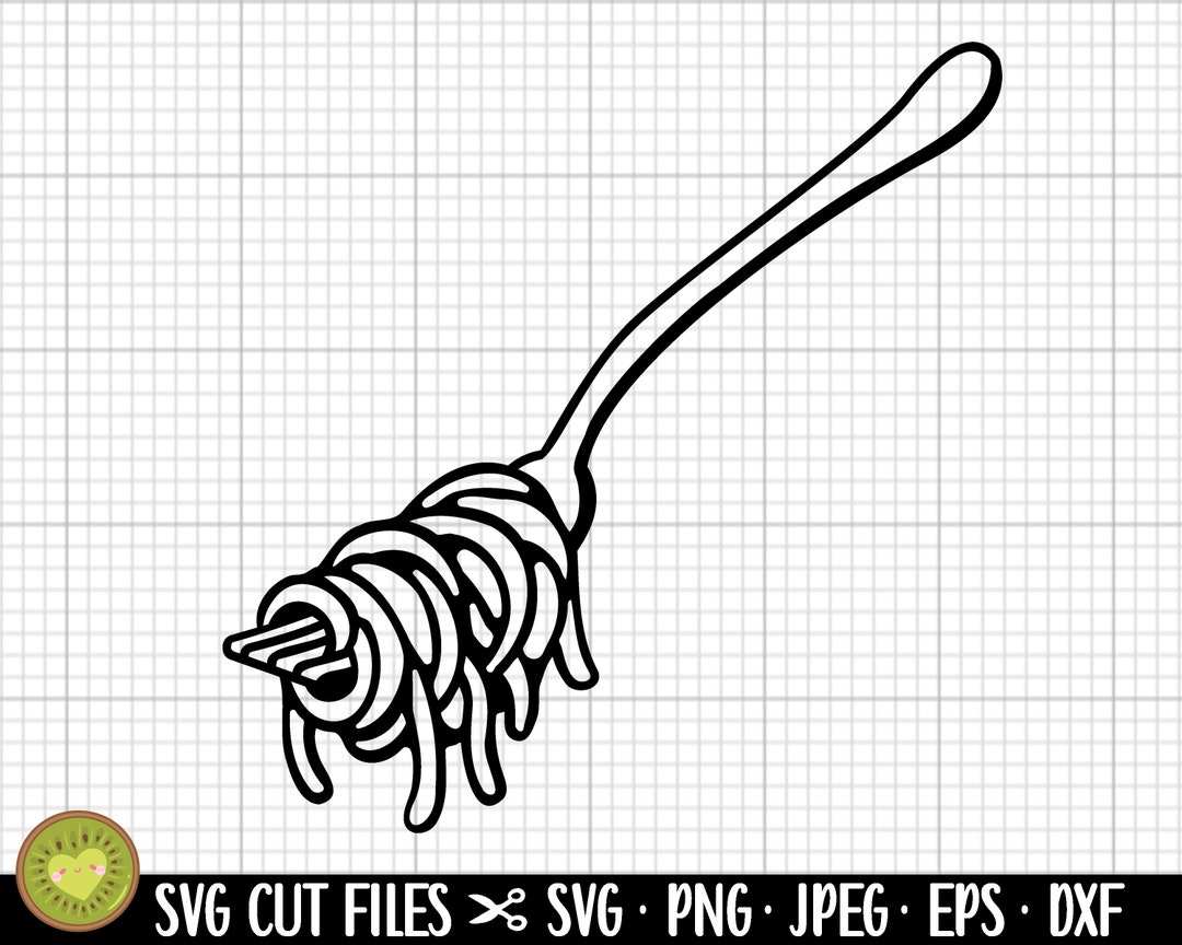 Spaghetti Fork Svg Png Clipart Spaghetti Svg Cricut Cut File Commercial ...