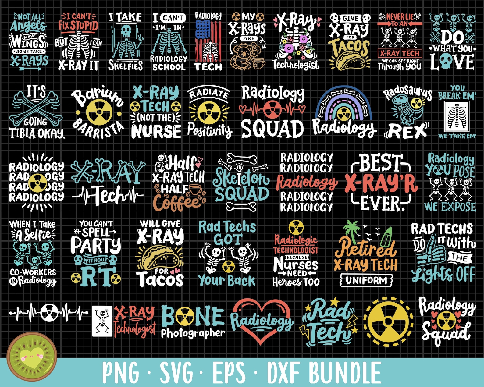 X Ray Tech Png Rad Tech Svg X Ray Tech Png Bundle Sublimination Free ...