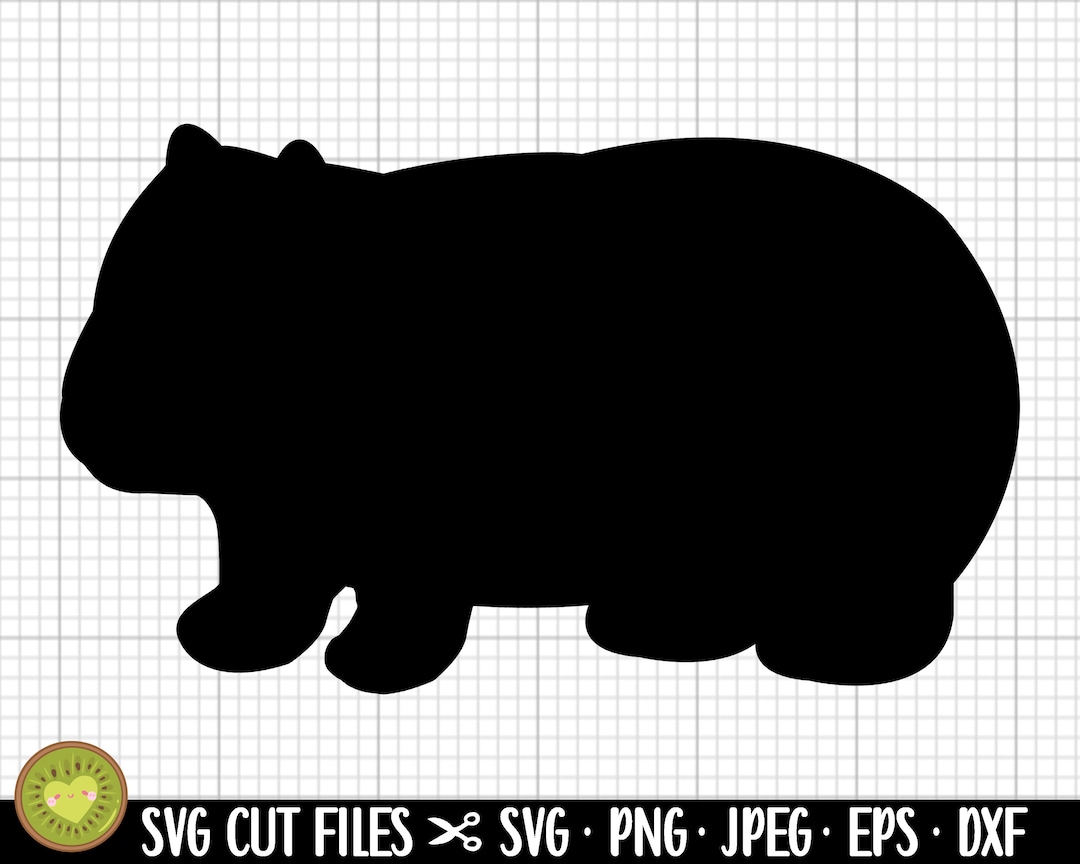 Buy Wombat Svg Wombat Png Wombat Silhouette Wombat Vector Wombat ...