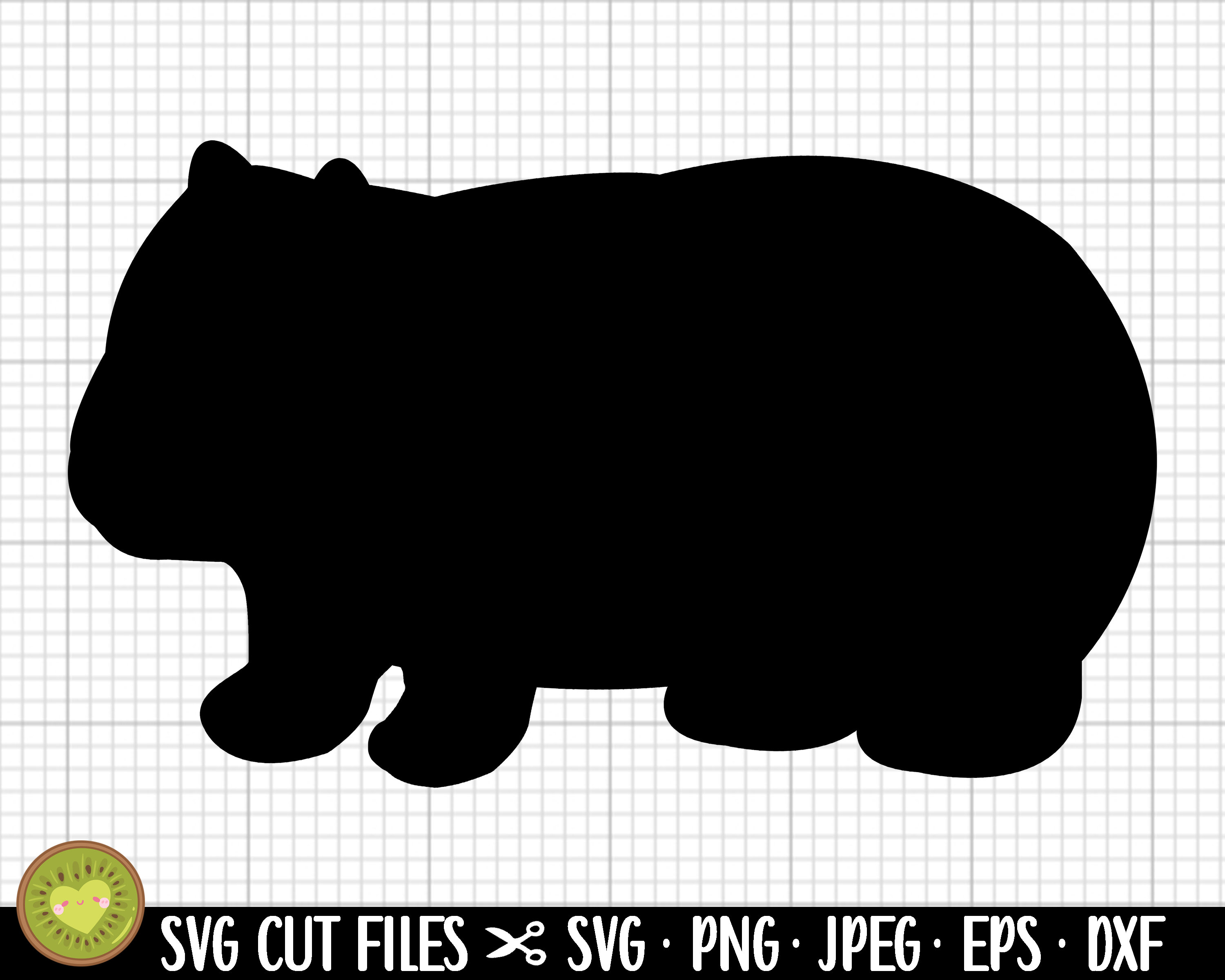 Wombat Svg Wombat Png Wombat Silhouette Wombat Vector Wombat Clipart ...