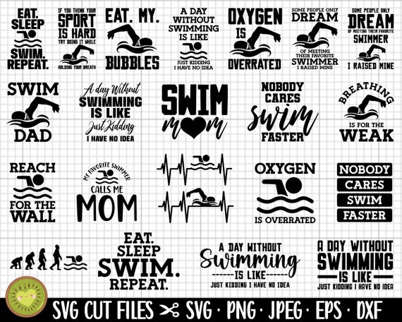 Swimming Svg Bundle Swimmer Svg Bundle Swim Svg Bundle Swim - Etsy