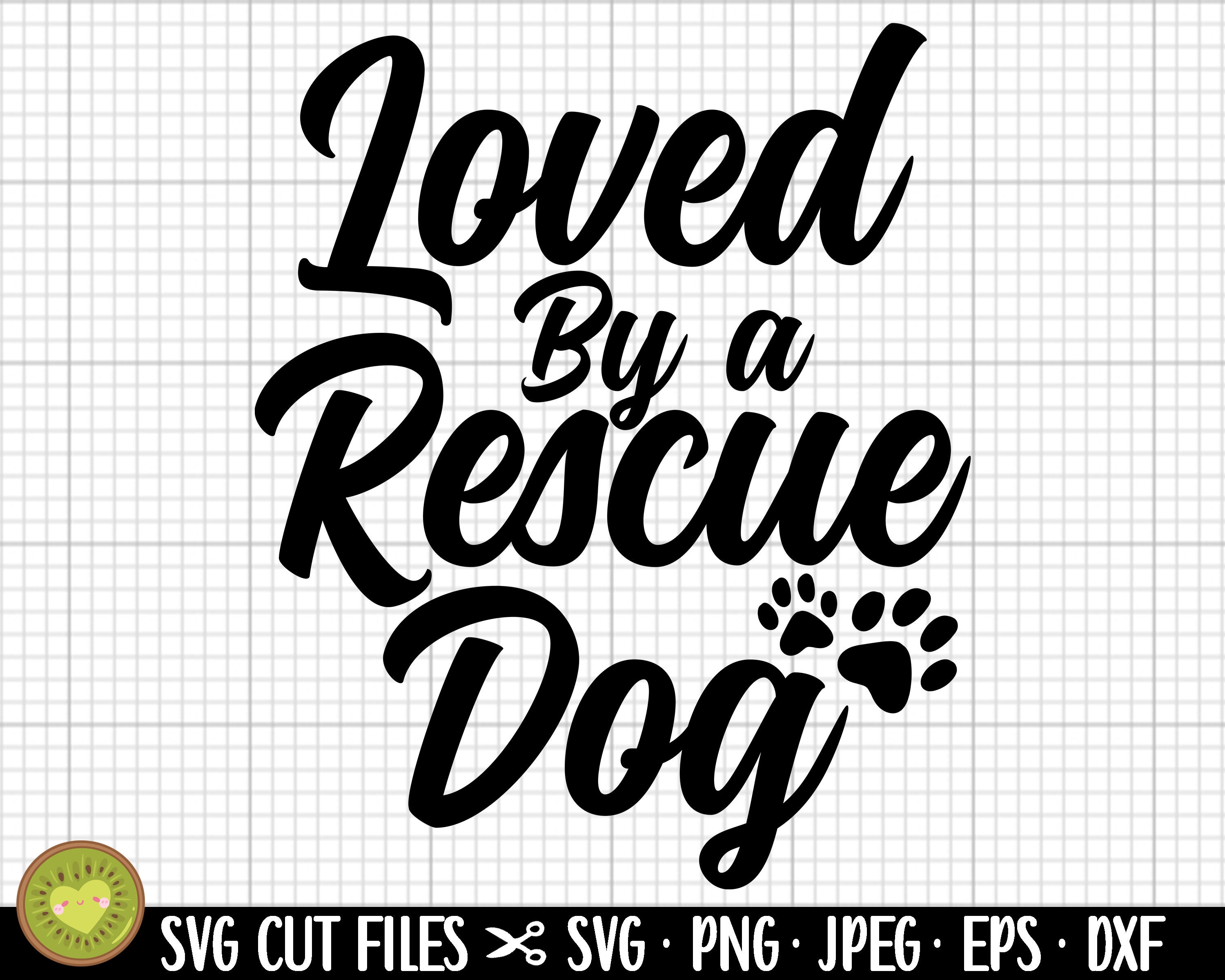 Rescue Dog Svg Png Adopted Dog Svg Png Dof Shelter Svg Png Dog Adoption ...