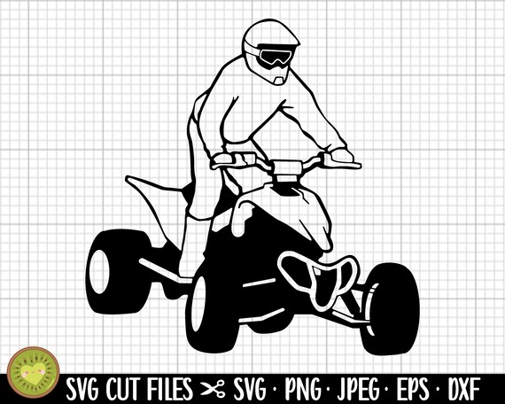 Atv Svg Atv Png Atv Clipart Atv Vector Commercial Use Quad Svg - Etsy