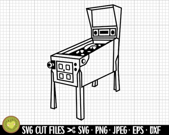 Pinball Machine Svg Png Pinball Svg Png Pinball Machine - Etsy
