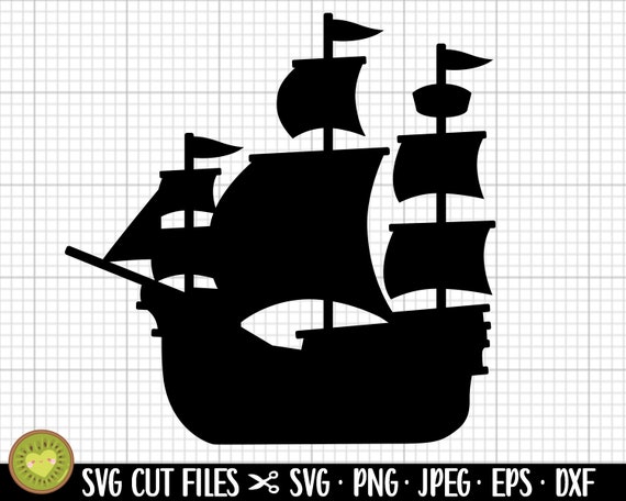 Pirate Ship Svg - Etsy Australia