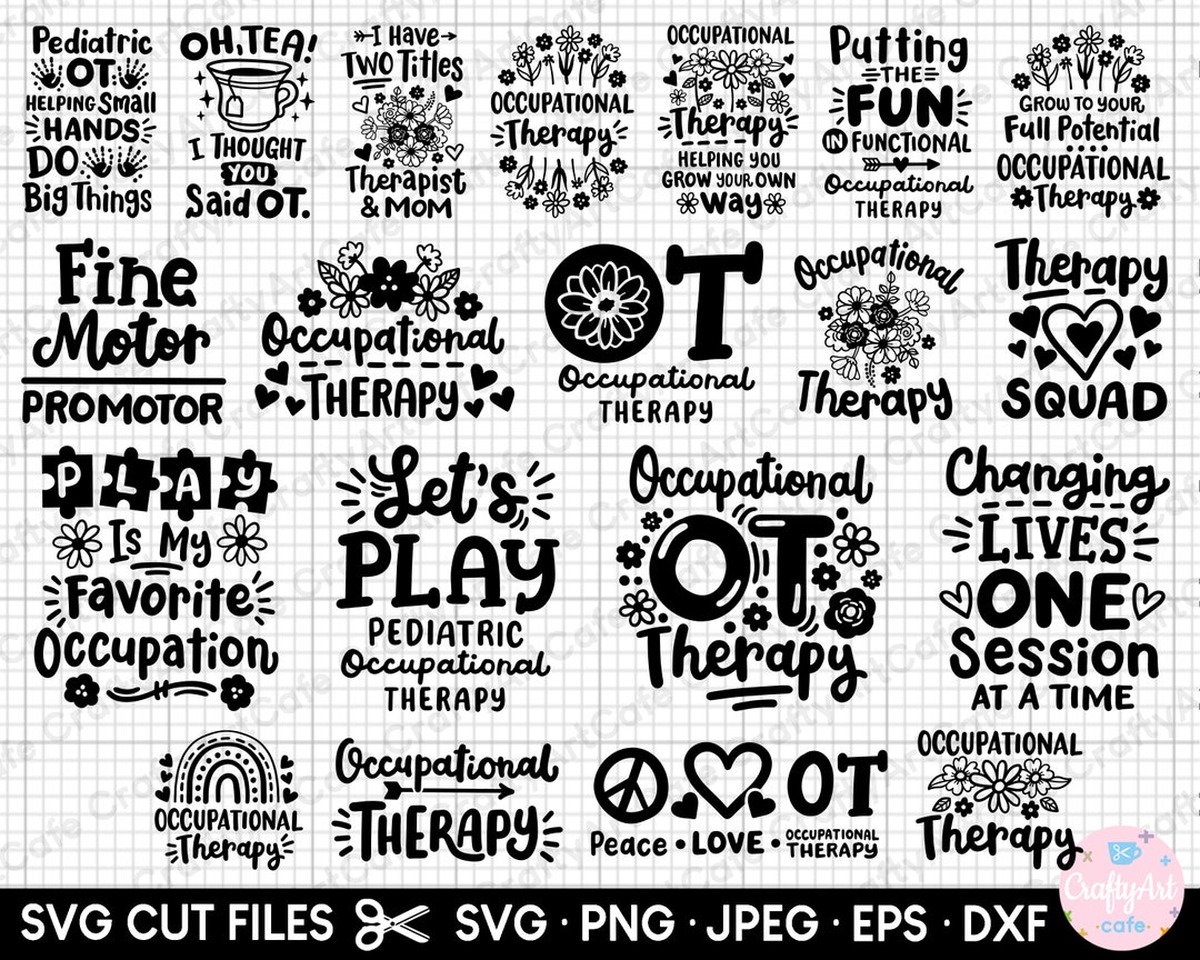 Occupational Therapist Svg Occupational Therapist Png Ot Svg - Etsy