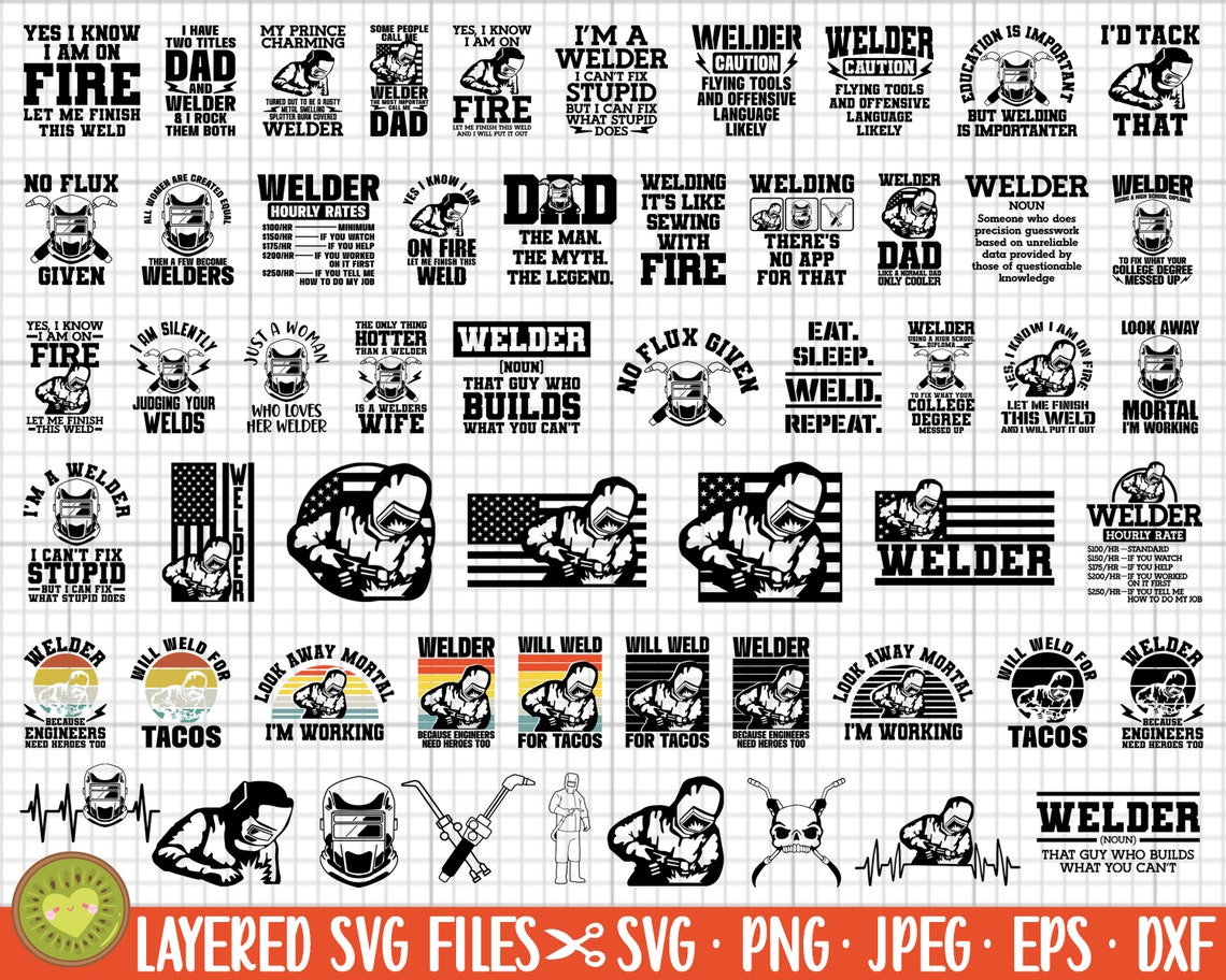 Welder Svg Bundle Welder Png Bundle Welder Svg for Cricut - Etsy