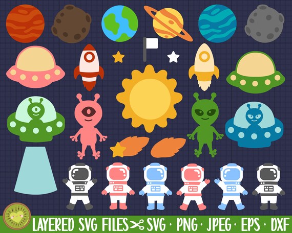 Space Svg Bundle Astronaut Svg Bundle Outta Space Svg Bundle - Etsy