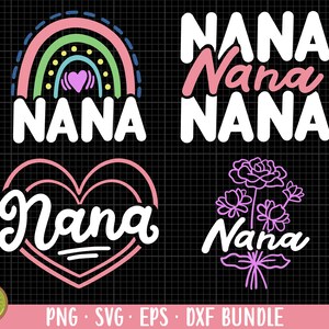 Nana Png Nana Svg Nana Png Bundle Sublimination Free Commercial Use ...