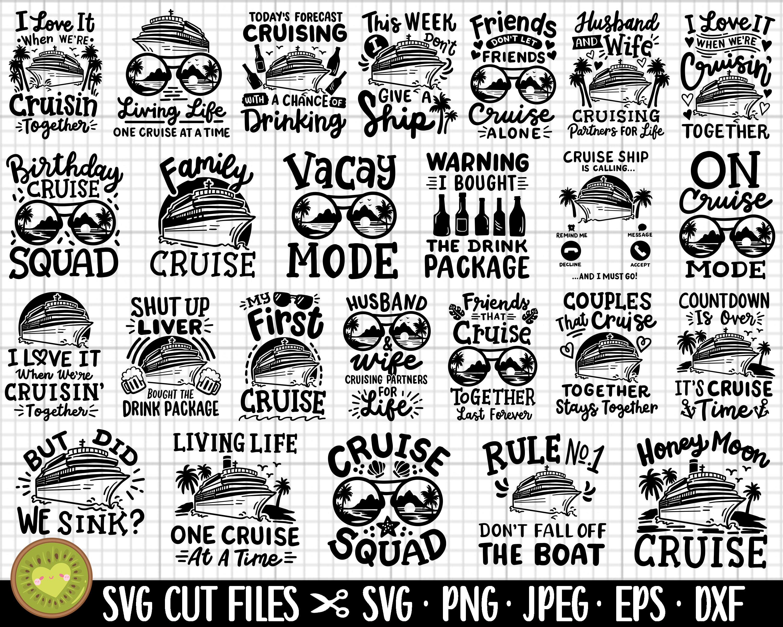 Cruise Svg Bundle Cruising Svg Cricut Shirt Cruise Png Bundle Free ...