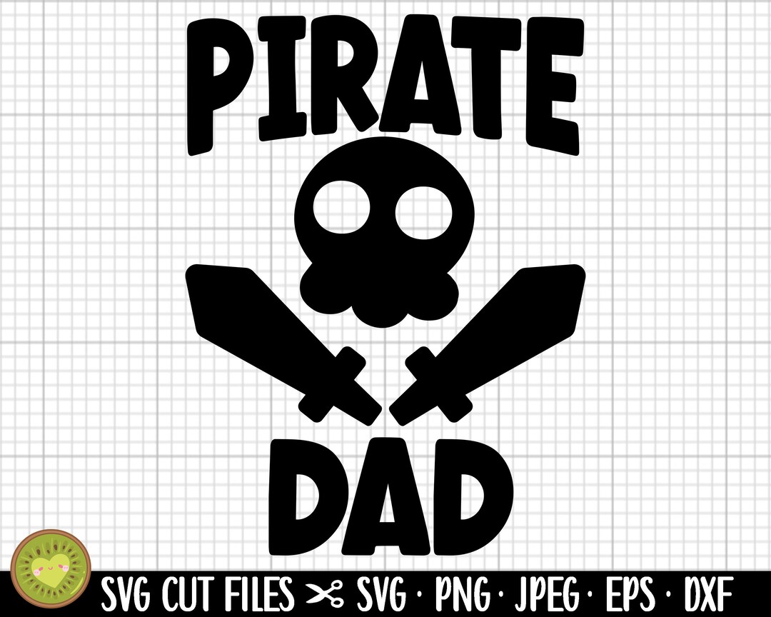 Pirate Dad Svg - Etsy