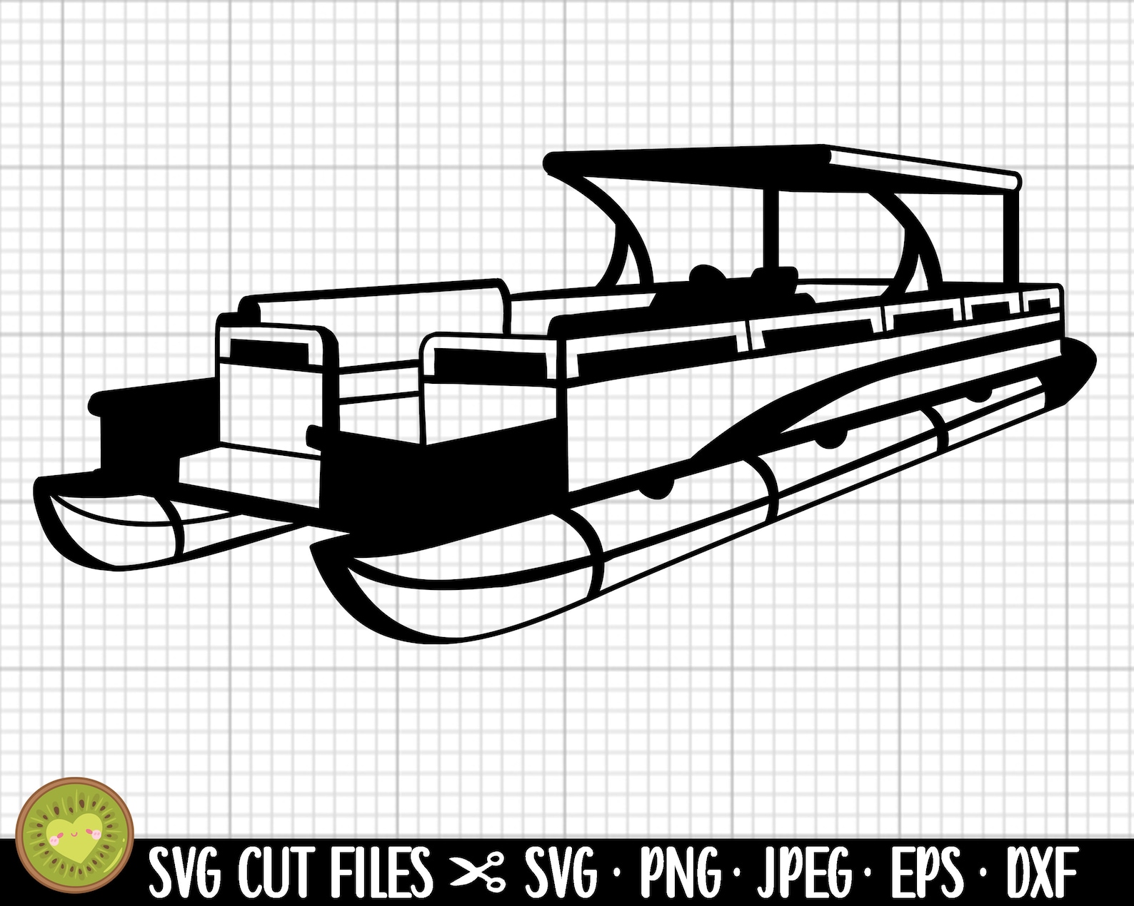 Pontoon Clipart, Pontoon Png, Pontoon Svg, Pontoon Silhouette ...