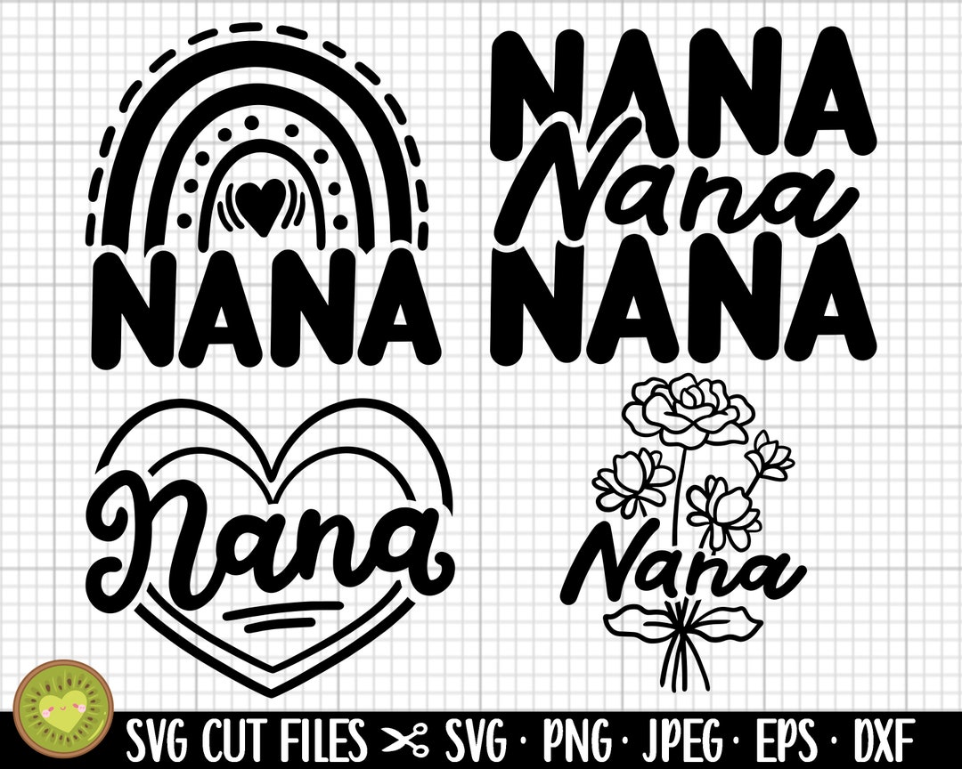 Nana Svg Png - Etsy